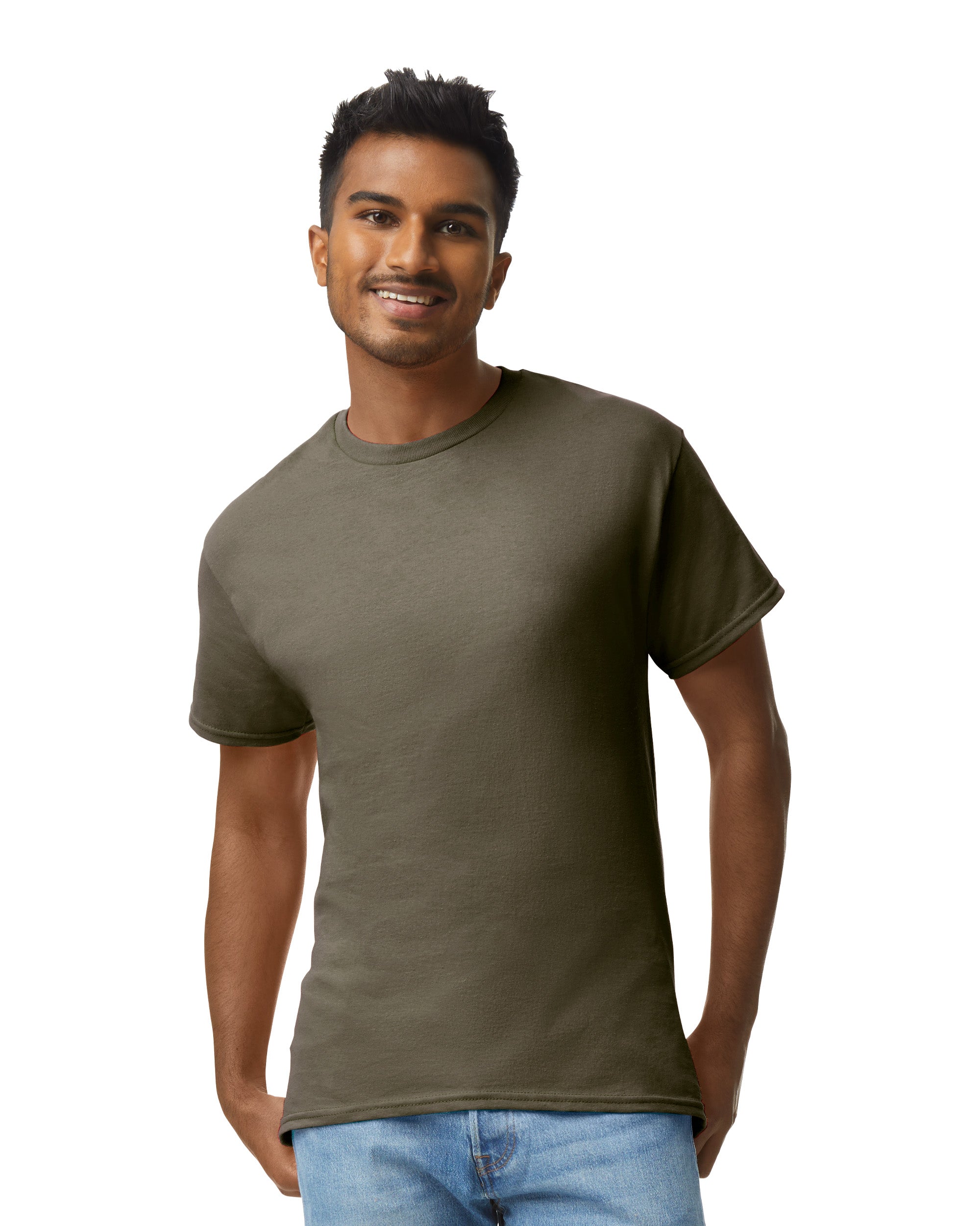 Gildan 2000 Ultra Cotton™ Adult T-Shirt (Olive) – Wearable Printables