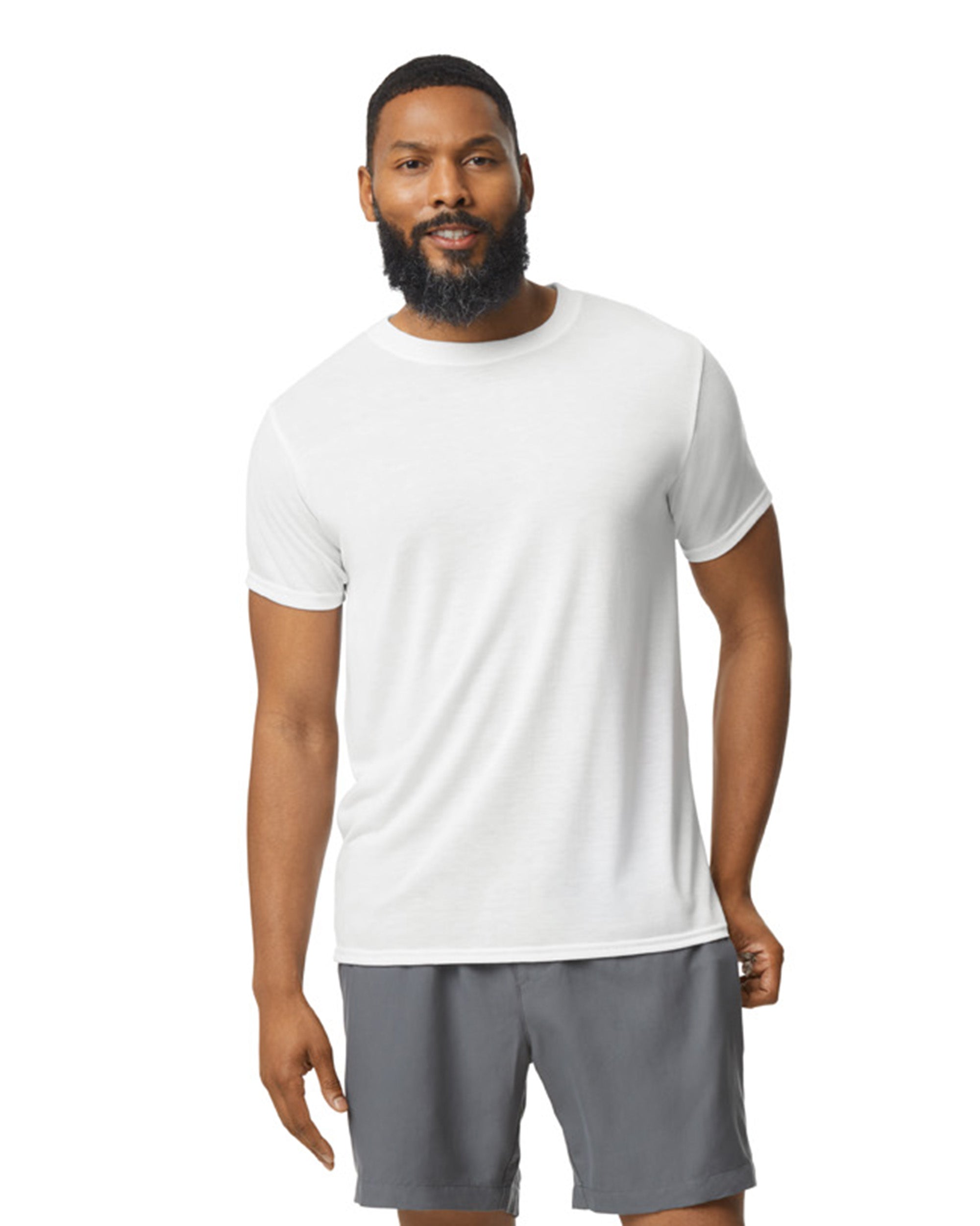 Gildan 42000 Performance® Adult T-Shirt (White) – Wearable Printables