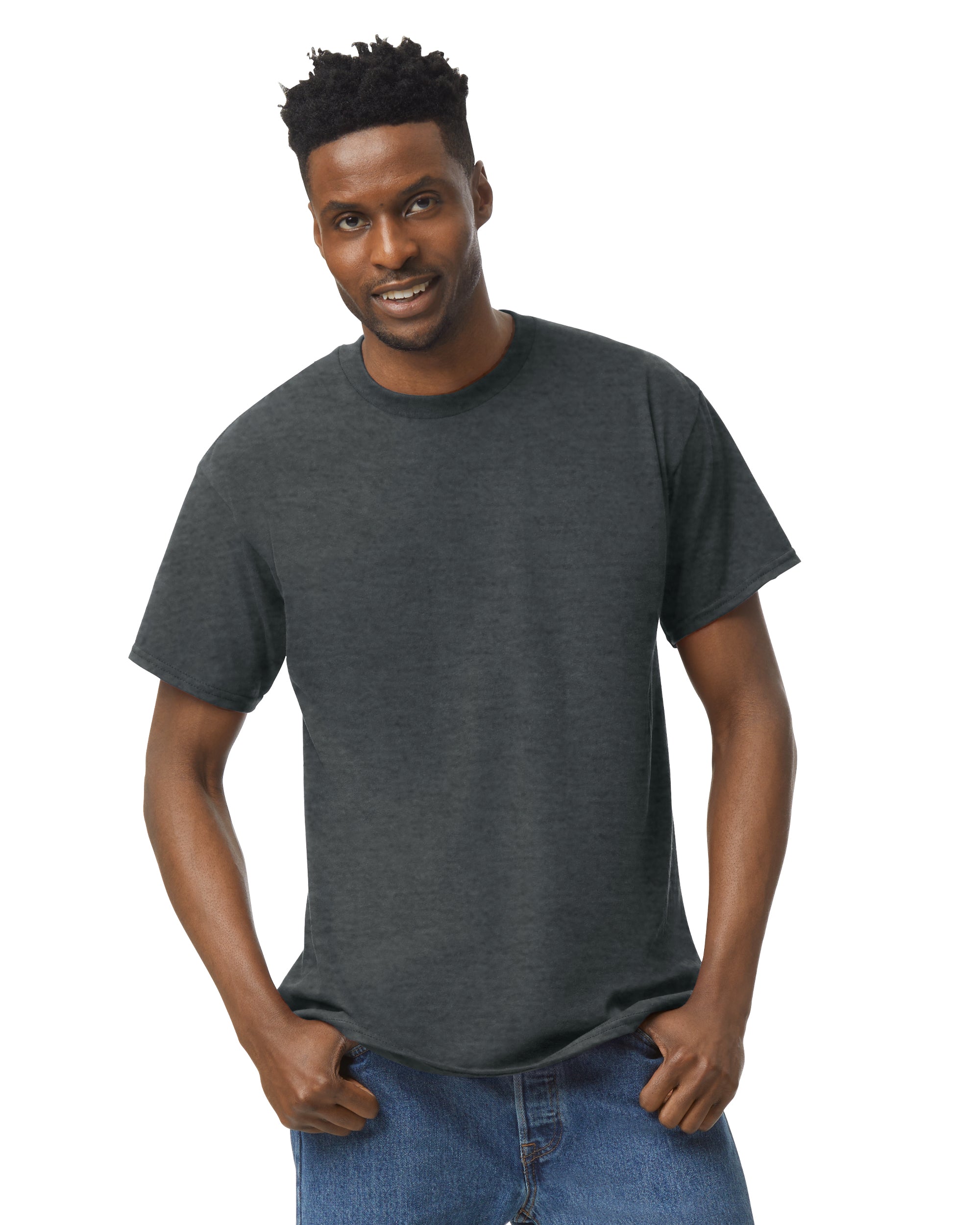 Gildan 5000 Heavy Cotton™ Adult T-shirt (Tweed) – Wearable Printables