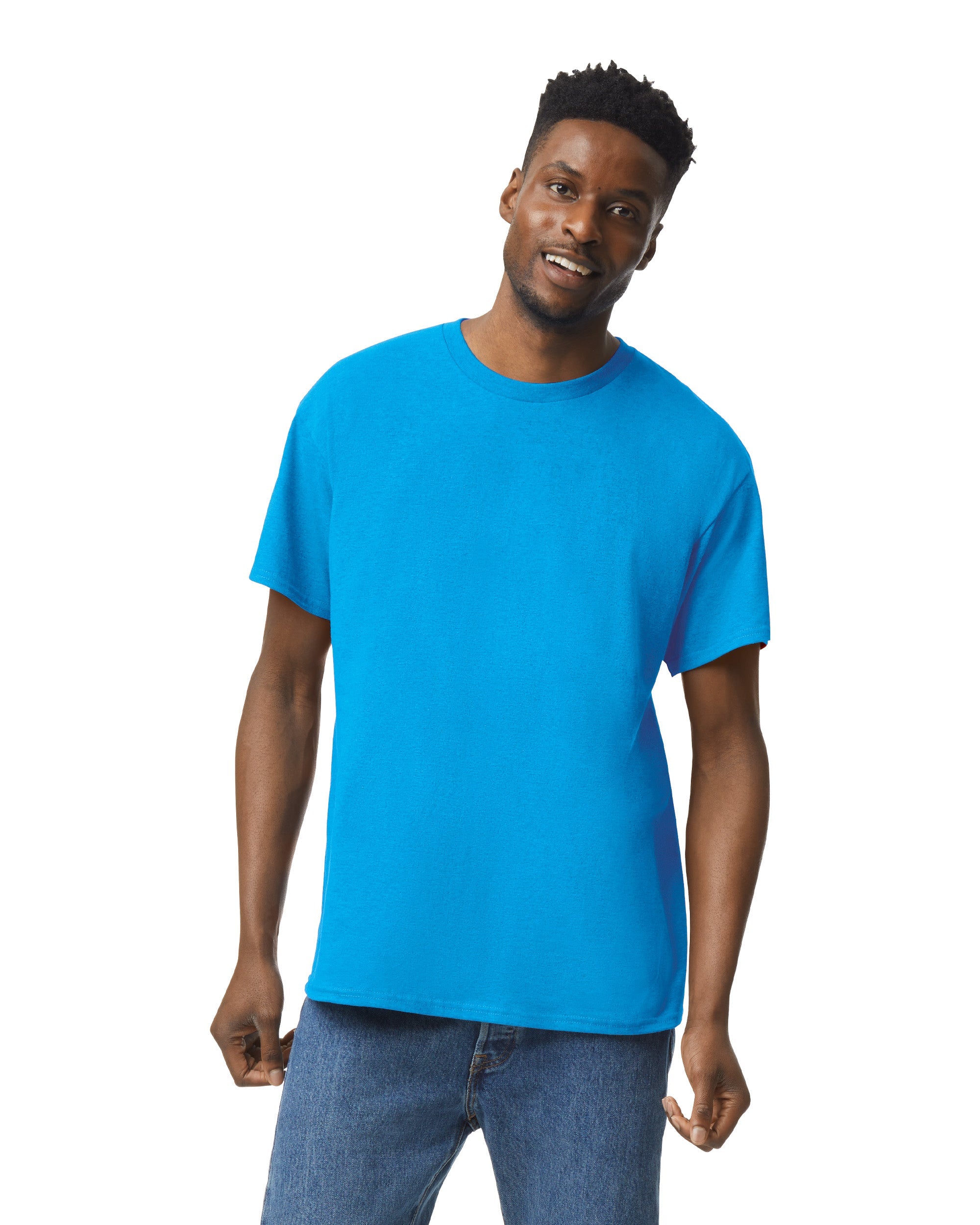 Gildan 5000 Heavy Cotton™ Adult T-shirt (Heather Sapphire) – Wearable ...