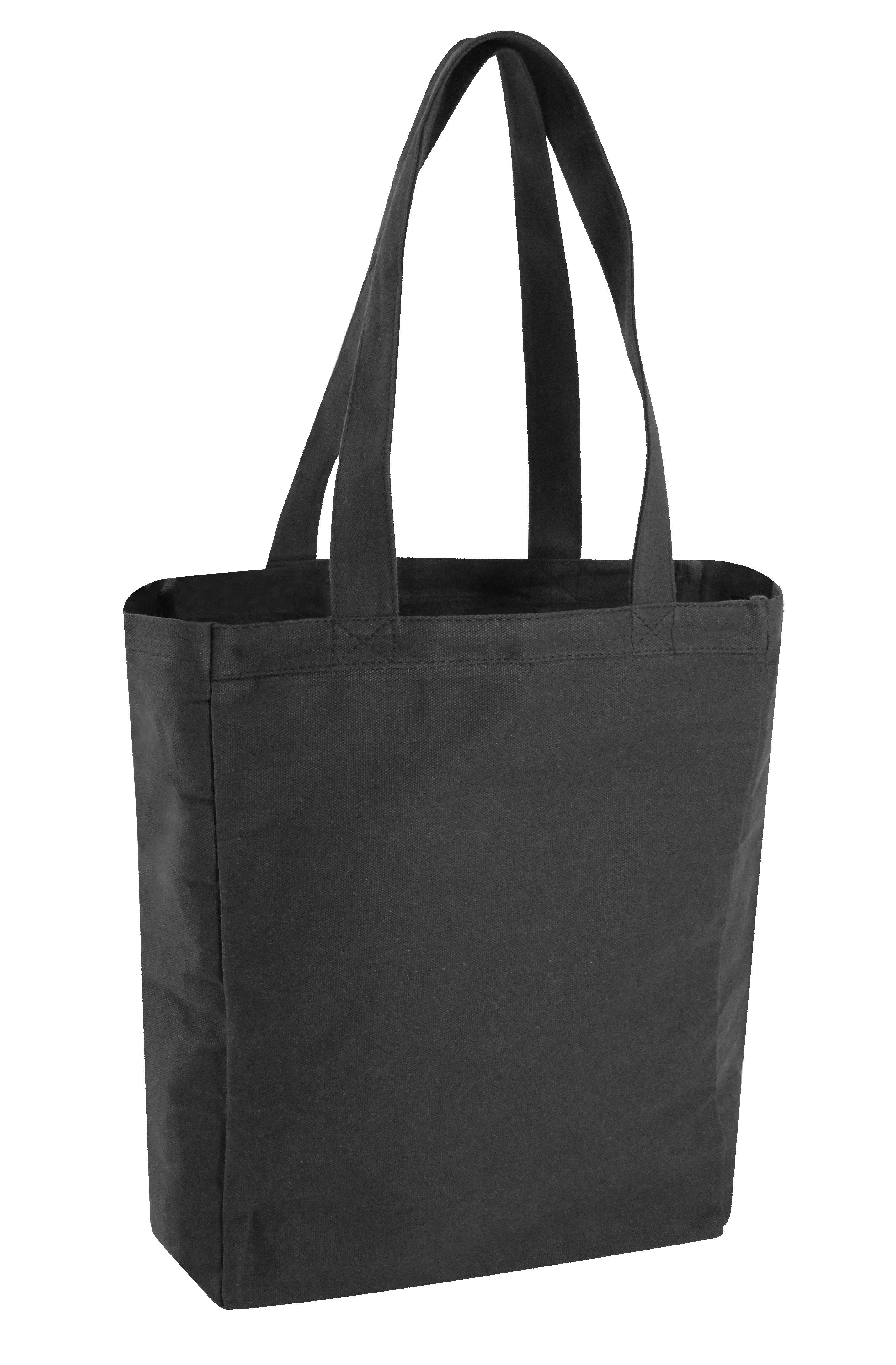 Liberty Bags 8861 Susan Cotton Canvas Tote (Black) – Wearable Printables