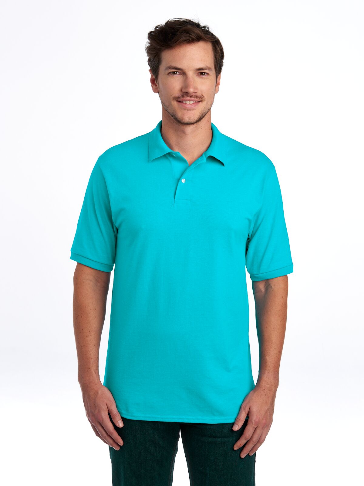 Jerzees 437R Adult DRI-POWER® Sport Shirt (California Blue) – Wearable ...