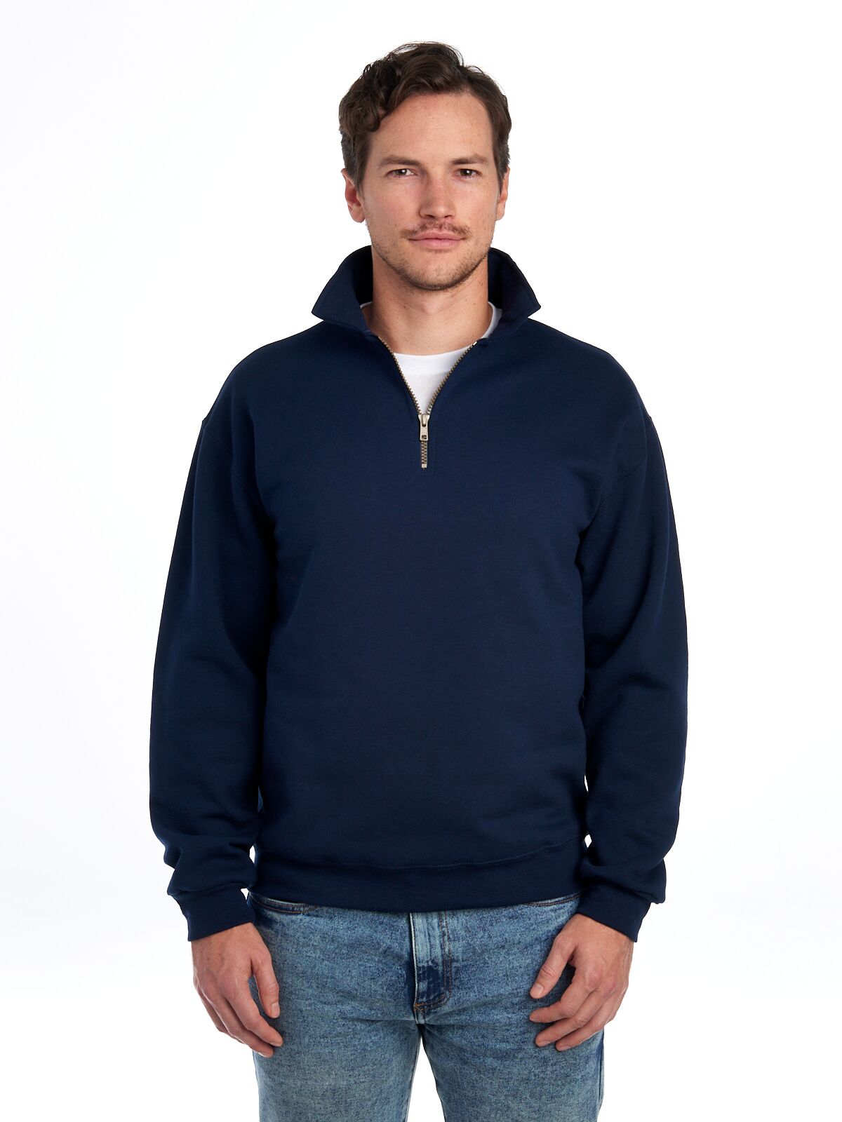 Jerzees 4528MR NuBlend® Unisex Quarter-Zip Pullover (Jnavy) – Wearable ...