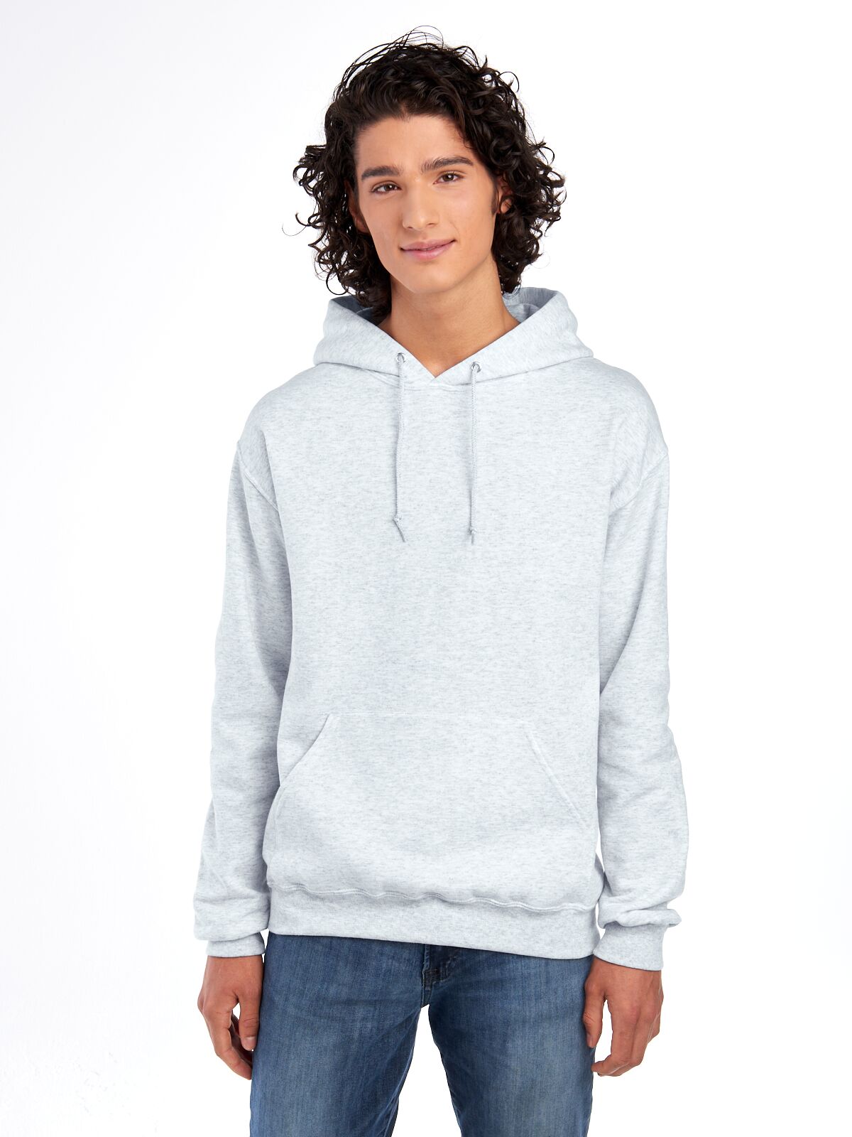 Jerzees 996MR NuBlend® Unisex Hooded Sweatshirt (Ash) – Wearable Printables